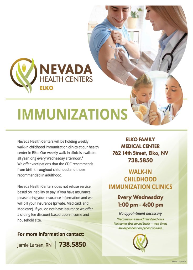 Childhood Immunizations Flyer – Elko 2022 FINAL_ENG – Nevada Health Centers