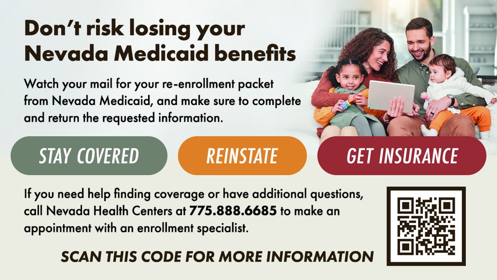 Don’t Risk Losing Your Medicaid Benefits – Nevada Health Centers