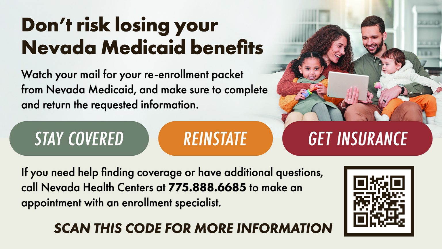 Don’t Risk Losing Your Medicaid Benefits – Nevada Health Centers